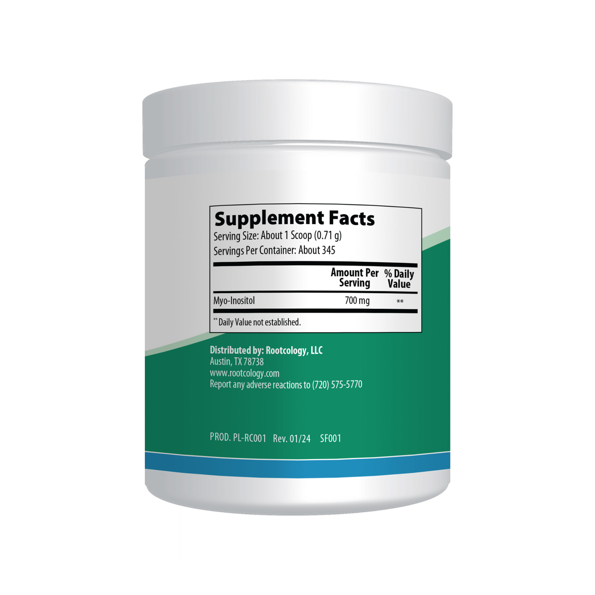 Myo-Inositol Powder - 250 g – Rootcology